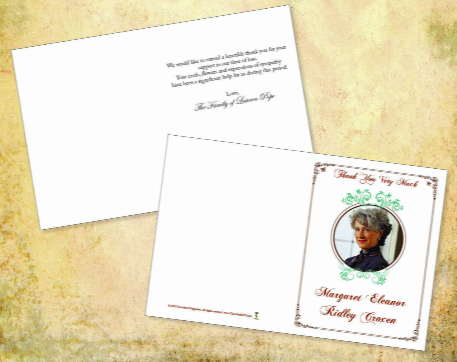 Acknowledgement / Thank You Cards: Blissful Collection - Cherished ...